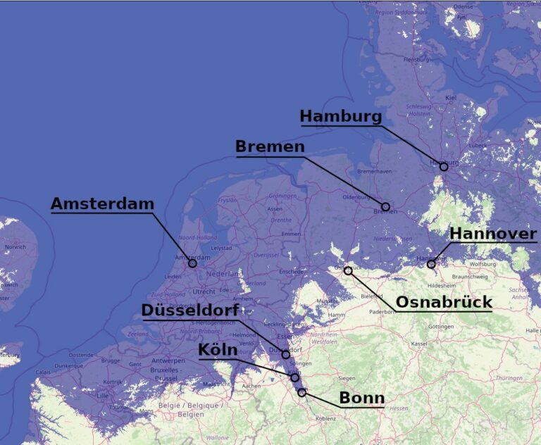 Meeresspiegelanstieg: Deutschlands Küste wenn die Pole schmelzen